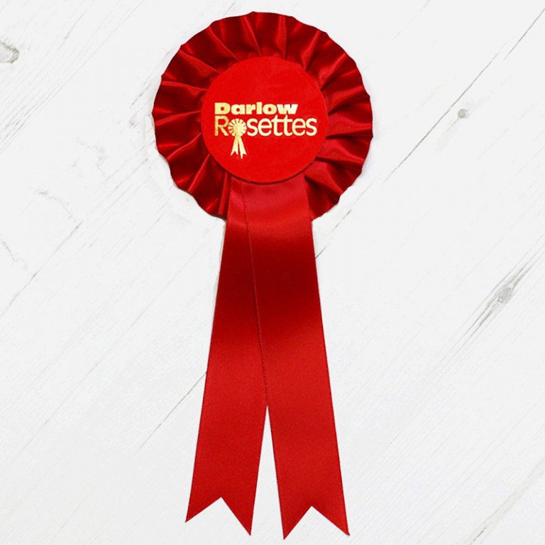 1 Tier Rosettes | Horse, Dog & Event Rosettes | Darlow Rosettes