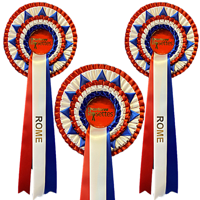 Designer Rosettes | Horse, Dog & Event Rosettes | Darlow Rosettes