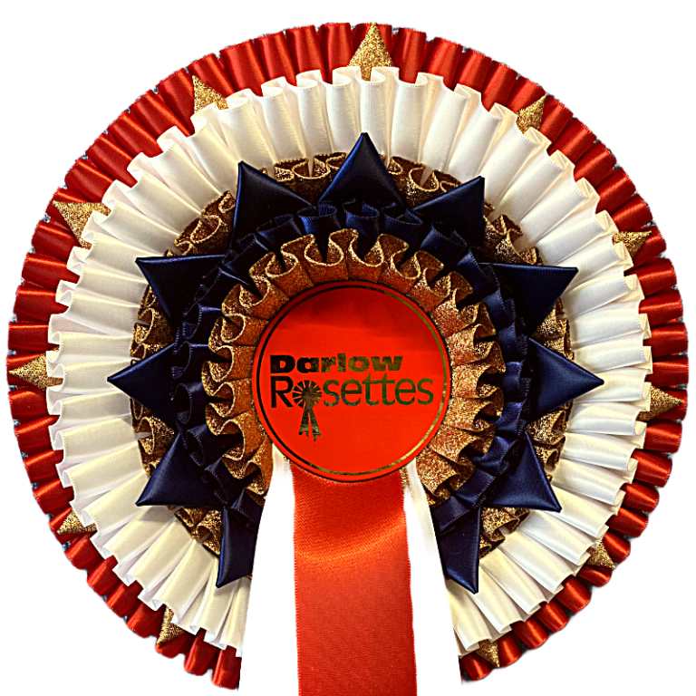Designer Rosettes | Horse, Dog & Event Rosettes | Darlow Rosettes